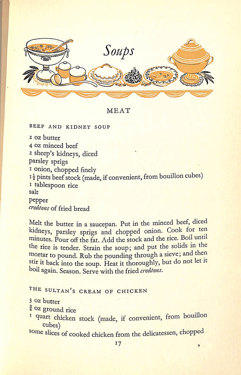 "Edwardian Glamour Cooking: Without Tears" 1960 BLAKESTON, Oswell