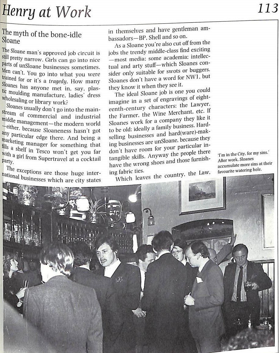 "The Official Sloane Ranger Handbook The First Guide To What Really Ma