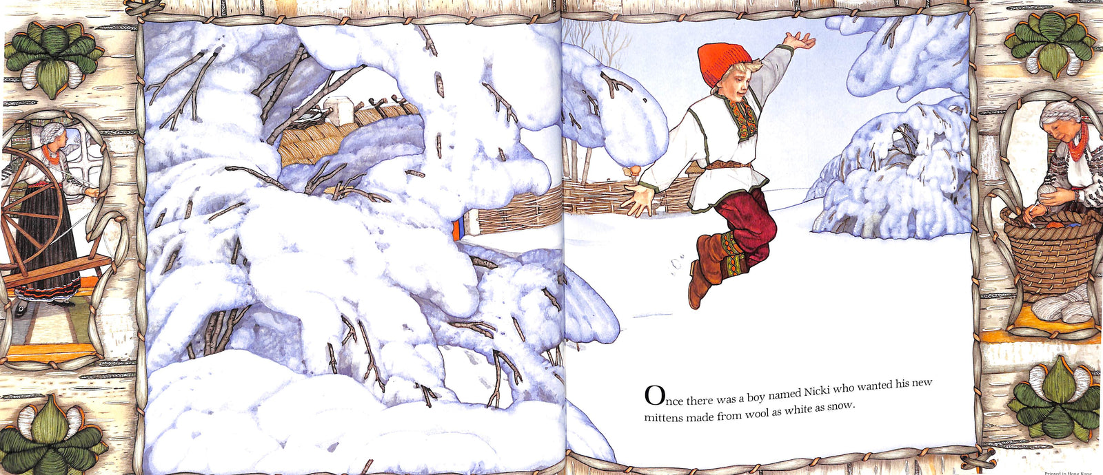"The Mitten: A Ukrainian Folktale" 1989 BRETT, Jan