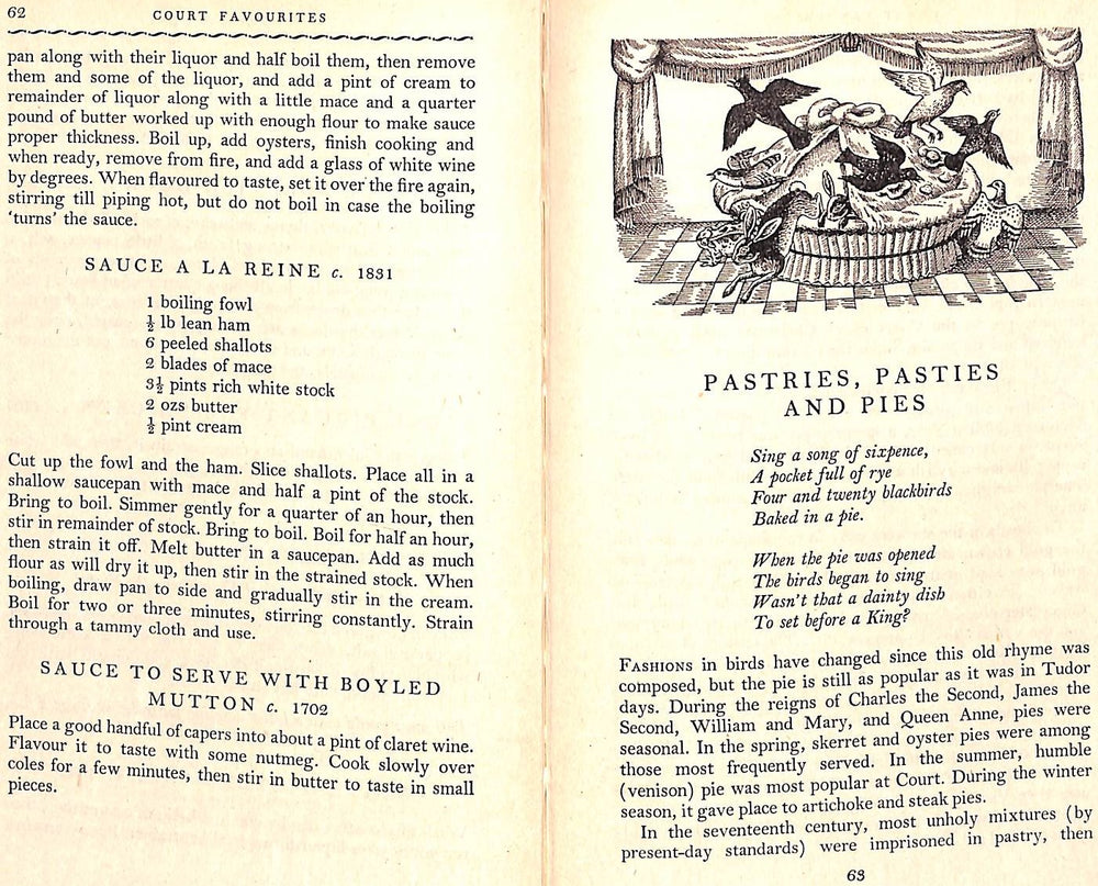 "Court Favourites Recipes From Royal Kitchens" 1953 CRAIG, Elizabeth