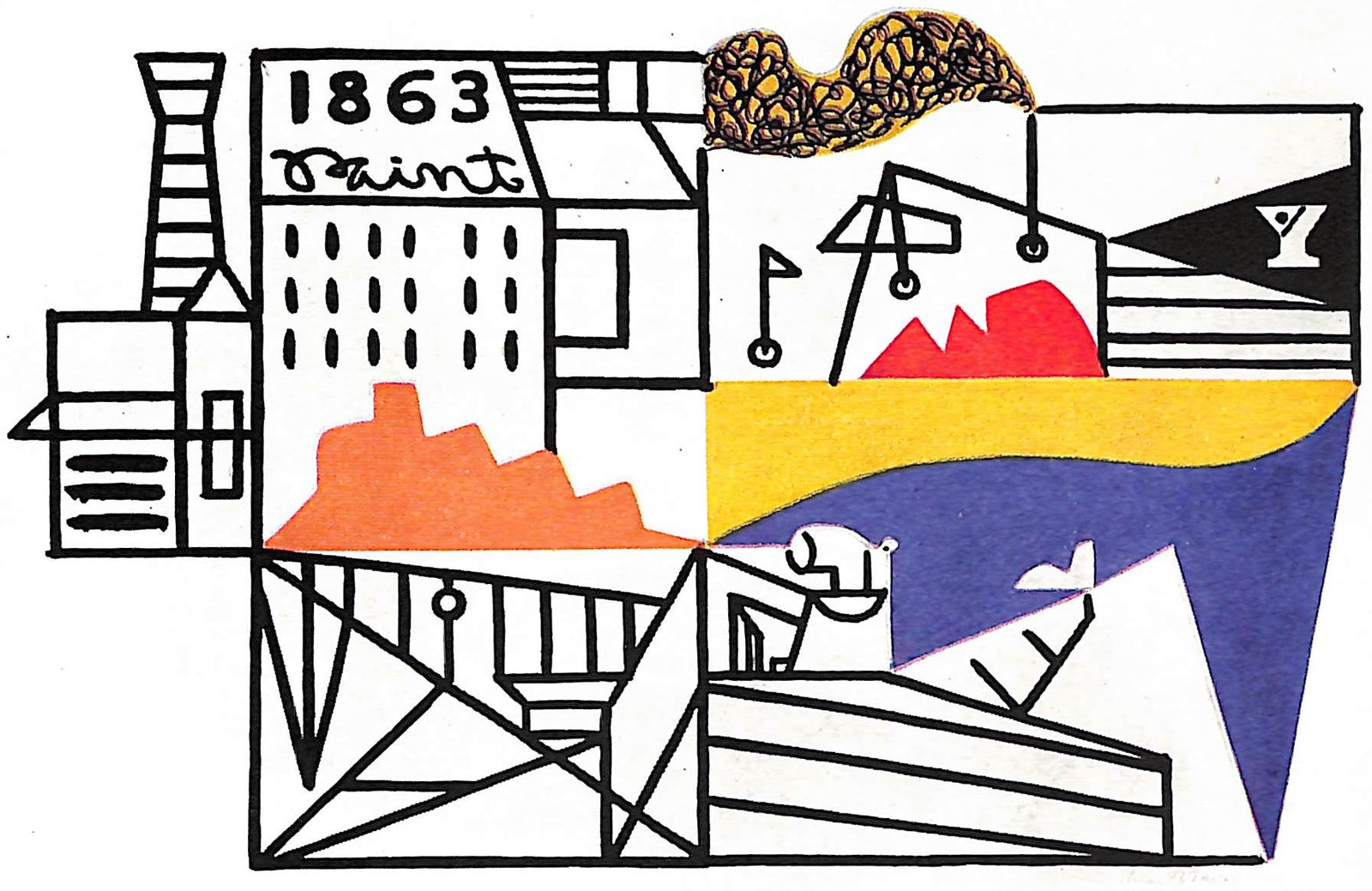 "Painting Toward Architecture" 1948 HITCHCOCK, Henry-Russell