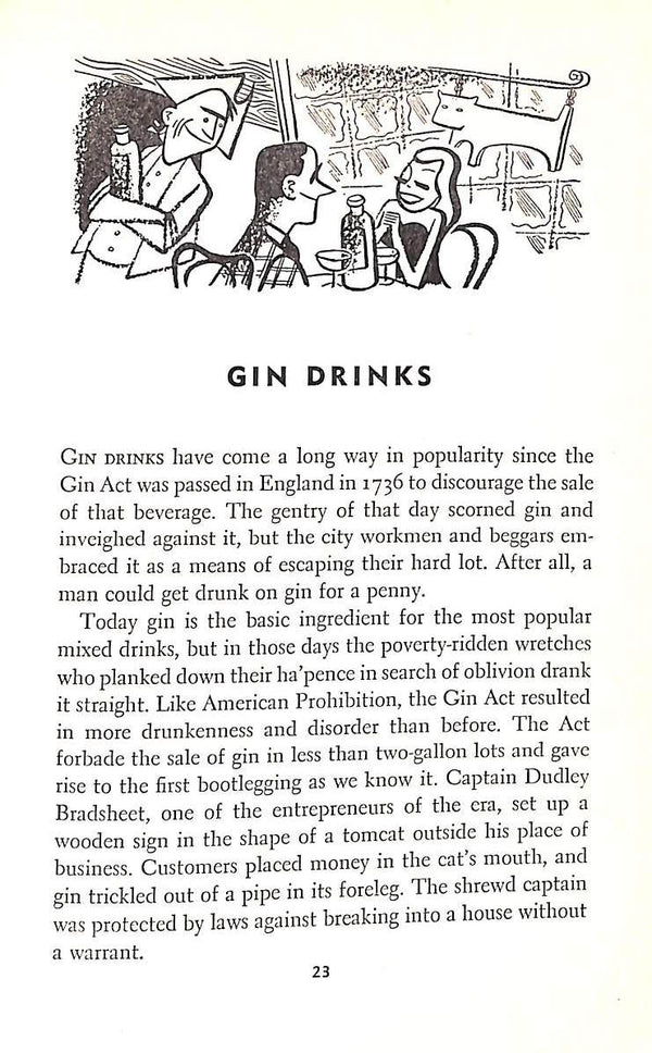 "The Bartender's Book" 1951 TOWNSEND, Jack and MCBRIDE, Tom Moore