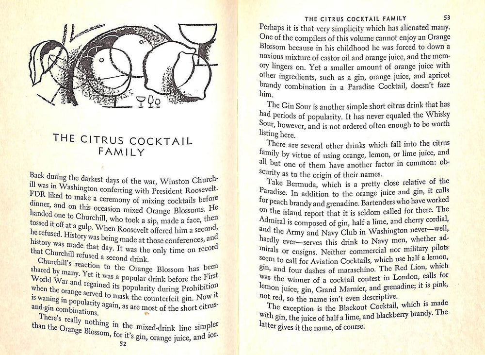 "The Bartender's Book" 1951 TOWNSEND, Jack and MCBRIDE, Tom Moore