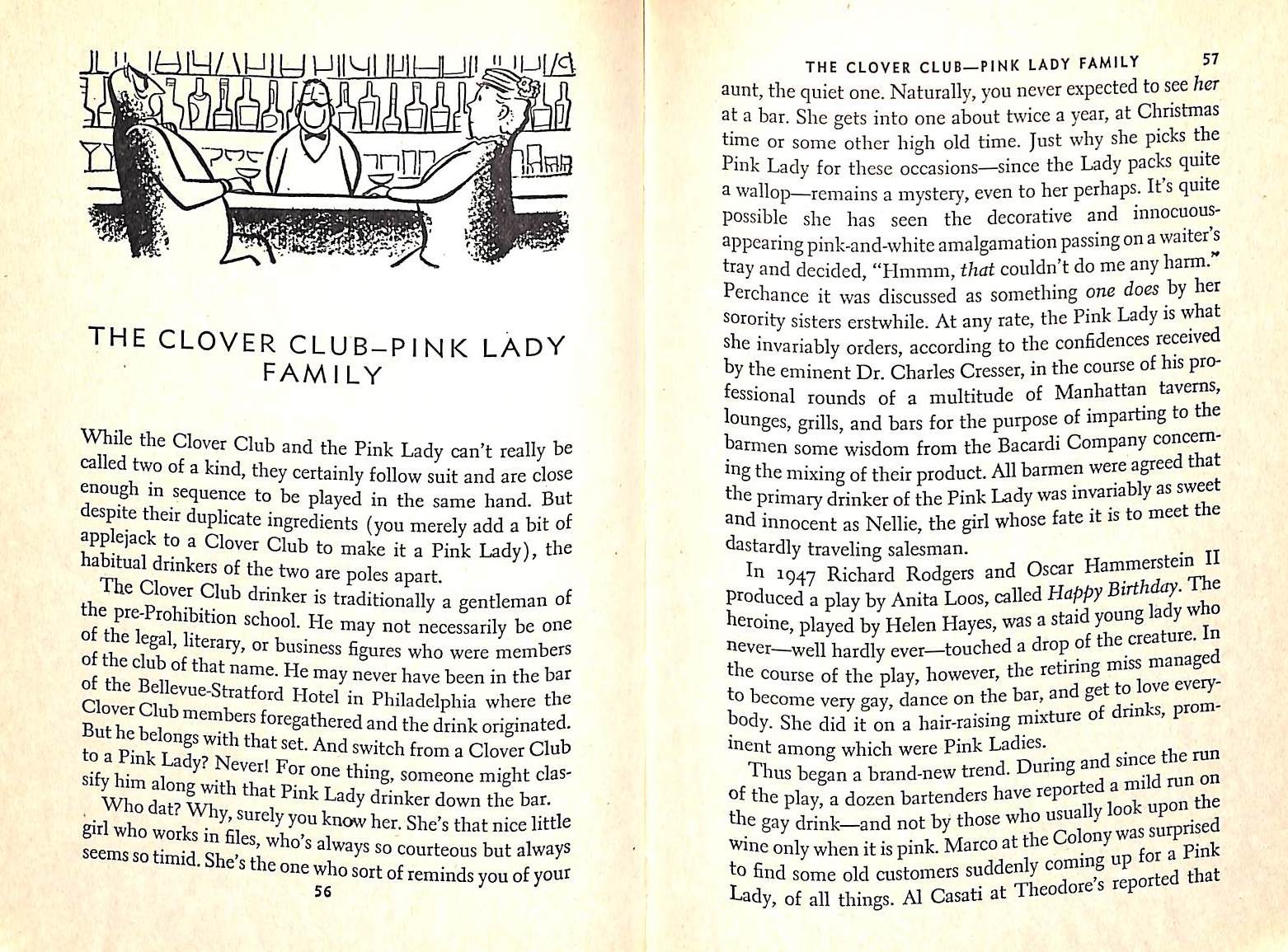 "The Bartender's Book" 1951 TOWNSEND, Jack and MCBRIDE, Tom Moore
