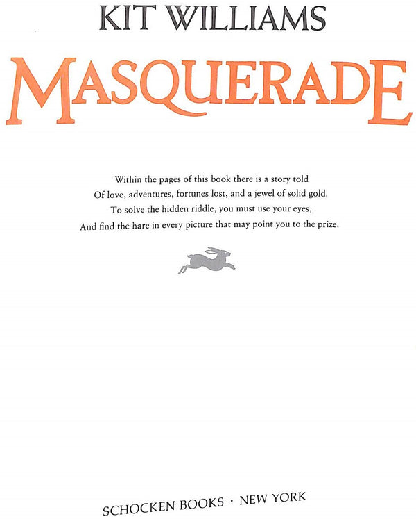 "Masquerade: An Illustrated Fantasy" 1981 WILLIAMS, Kit (SIGNED x 2)