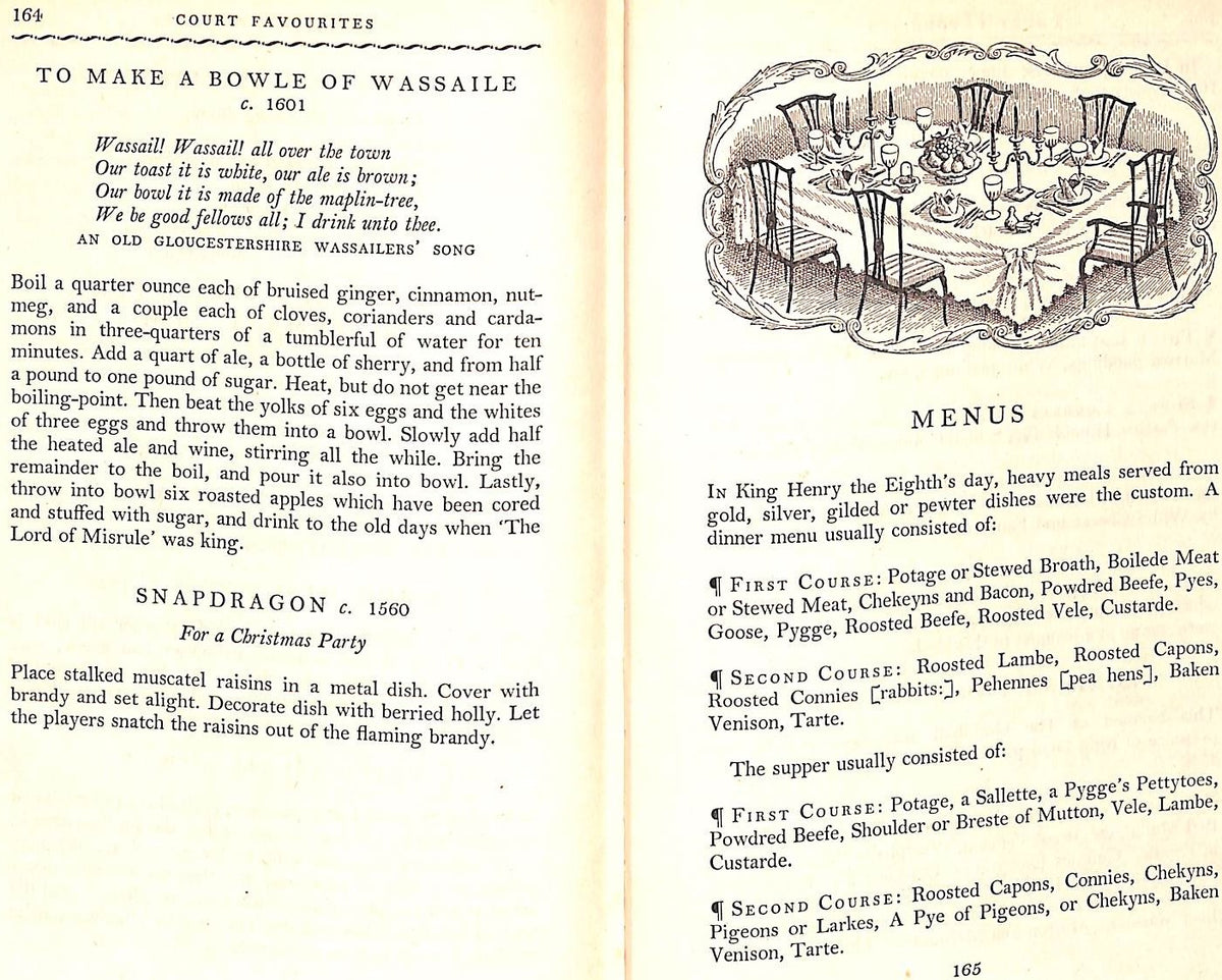 "Court Favourites Recipes From Royal Kitchens" 1953 CRAIG, Elizabeth