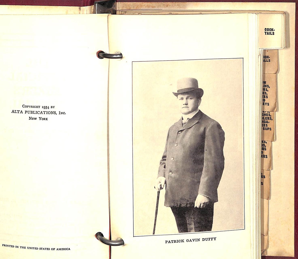 "The Official Mixer's Manual" DUFFY, Patrick Gavin