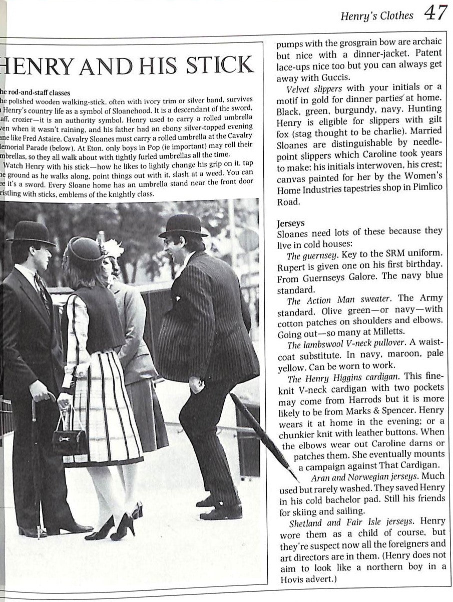 "The Official Sloane Ranger Handbook The First Guide To What Really Ma