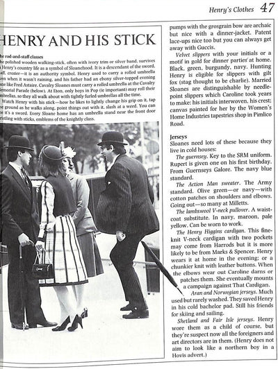 "The Official Sloane Ranger Handbook The First Guide To What Really Ma