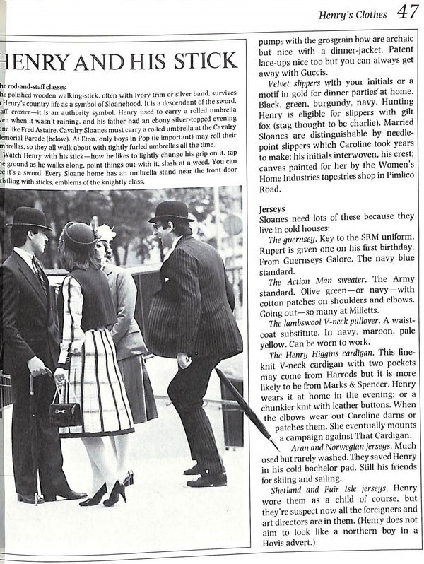 "The Official Sloane Ranger Handbook The First Guide To What Really Ma