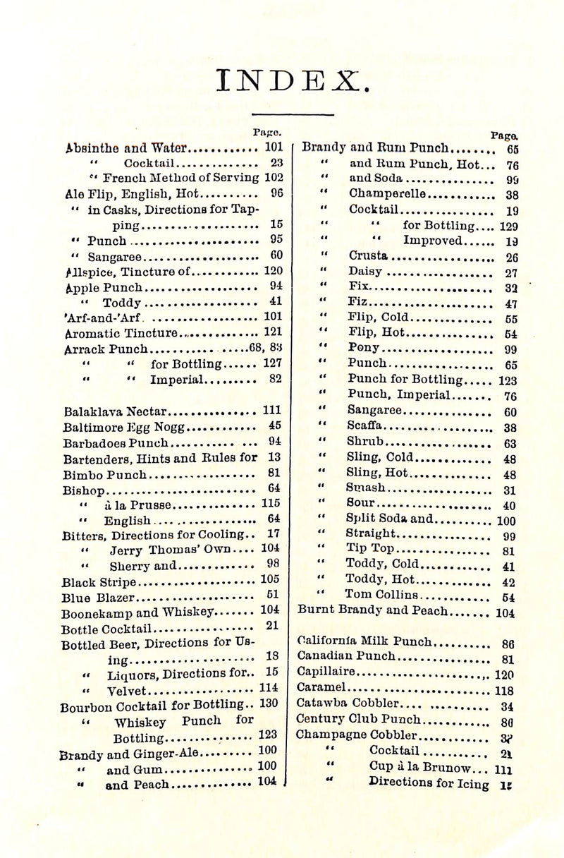 "The Bar-Tender's Guide Or How To Mix All Kinds Of Plain And Fancy Dri