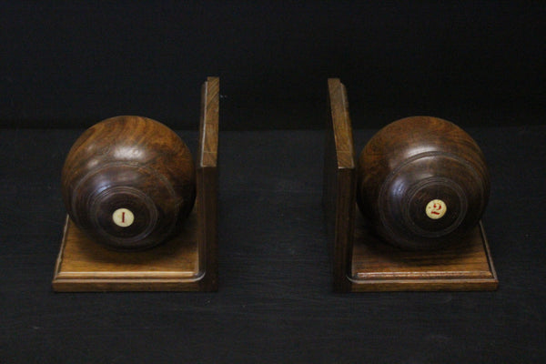 English Carpet Bowls Bookends