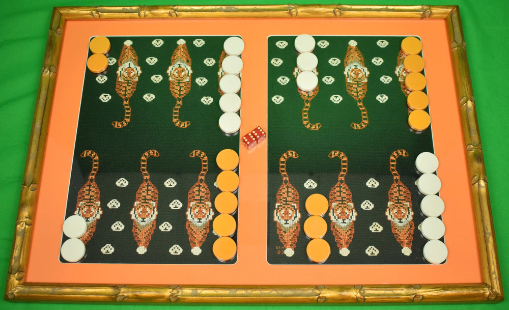 The Cary Collection- Objet - Needlepoint Backgammon Boards