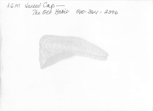 AGM Tweed Cap Graphite Drawing