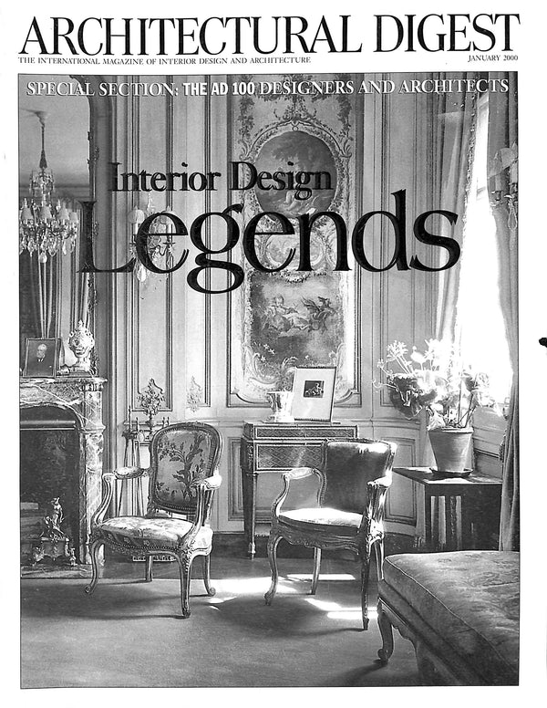 Architectural Digest: Interior Design Legends January 2000