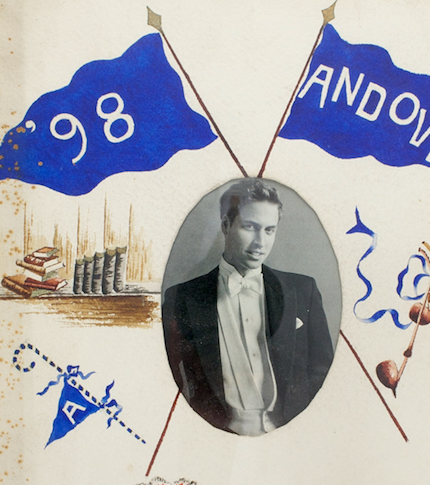 "Andover Prep" c1898 Watercolor Banners