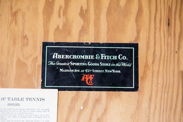 "Abercrombie & Fitch c1931 Table Tennis Boxed Set Boxed Set"