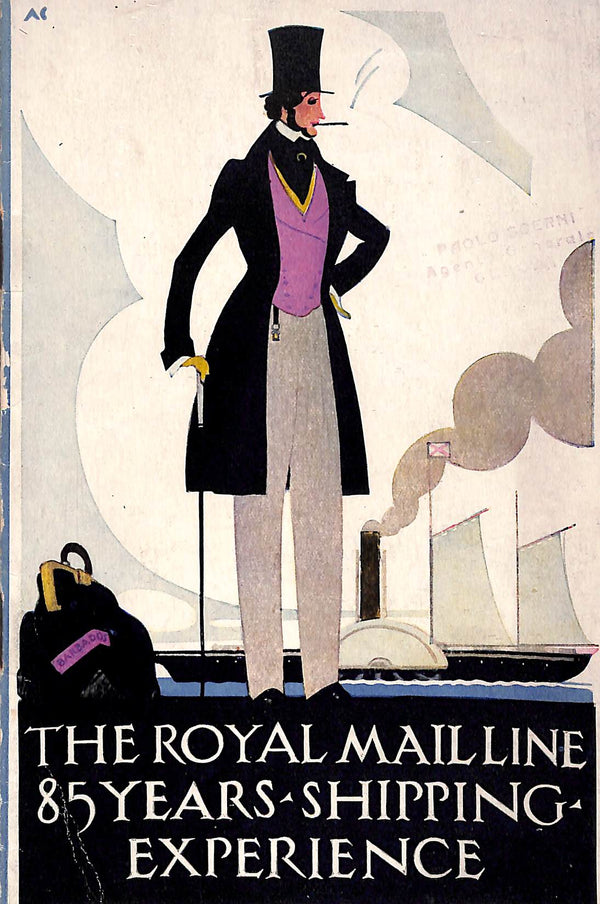 "The Royal Mail Line 85 Years Shipping Experience" 1924