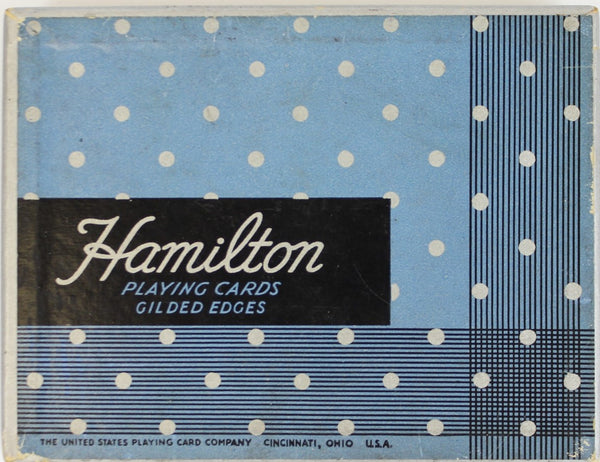 "Twin Deck Of Hamilton c1930s Polo Playing Blue/ Red Cards" (Unopened)