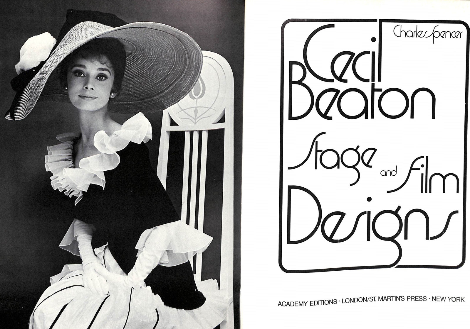 "Cecil Beaton: Stage And Film Designs" 1975 SPENCER, Charles