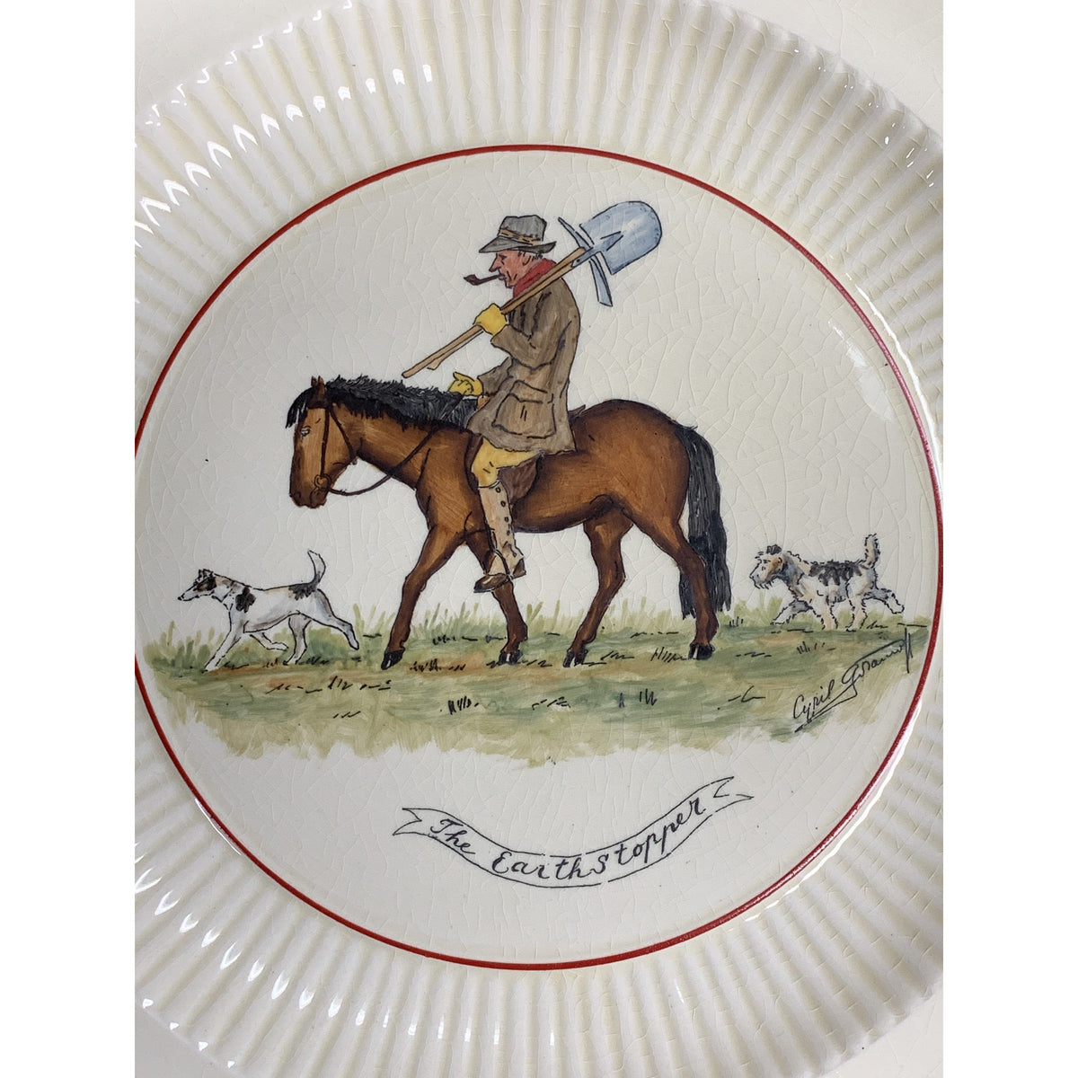 "Set x 5 Huntsman Ridgways Old Ivory Bedford Ware China Plates' by Cyr