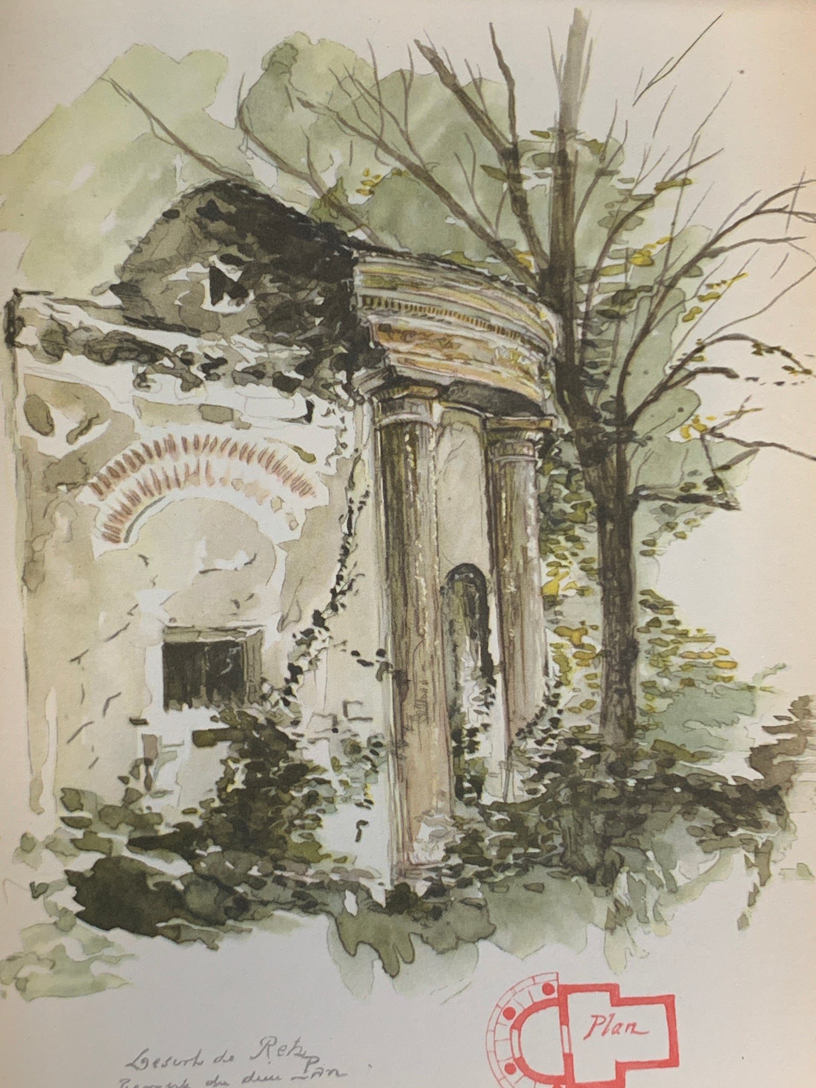 "Carnet De Voyage" 1954 MOREUX Jean-Charles (Inscribed by Sister Paris