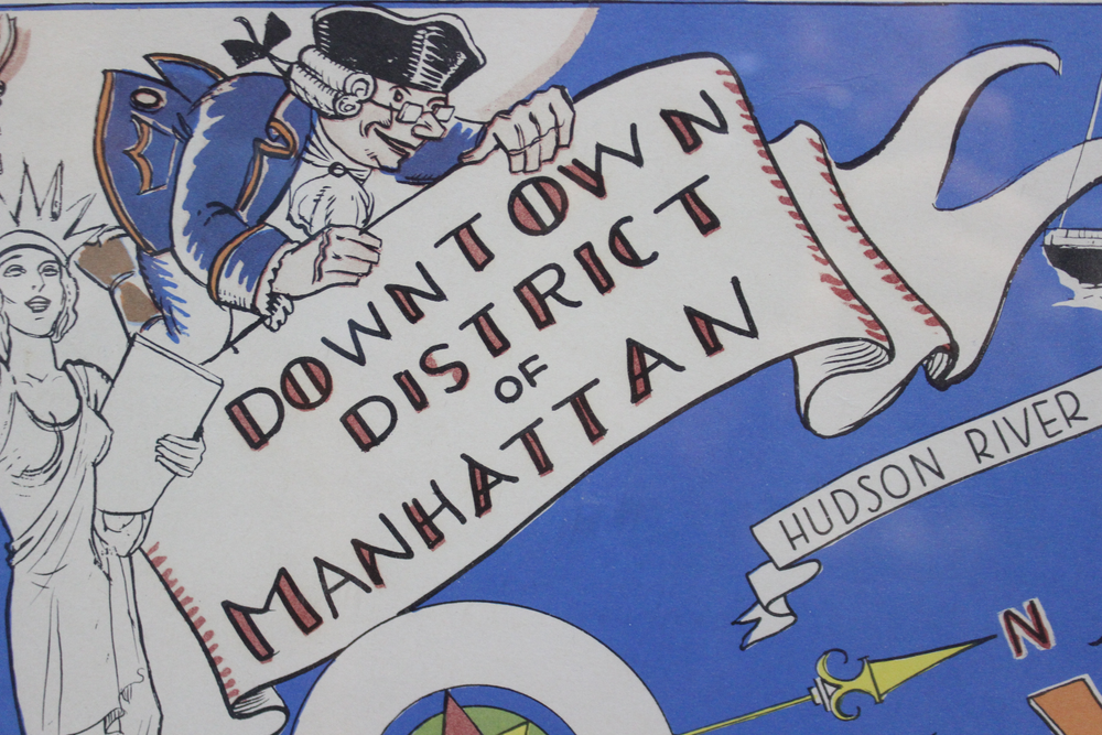 Downtown District of Manhattan... Nieuw Amsterdam and New York 1789- 1