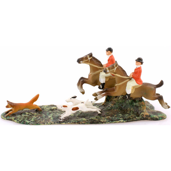 "Austrian Bronze Fox Hunt Scene" (SOLD)
