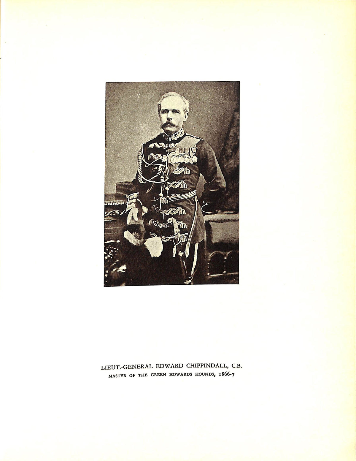 "The P.V.H." 1934 Captain and Bt. Major HURST, G.S., M.F.H. Royal Sign