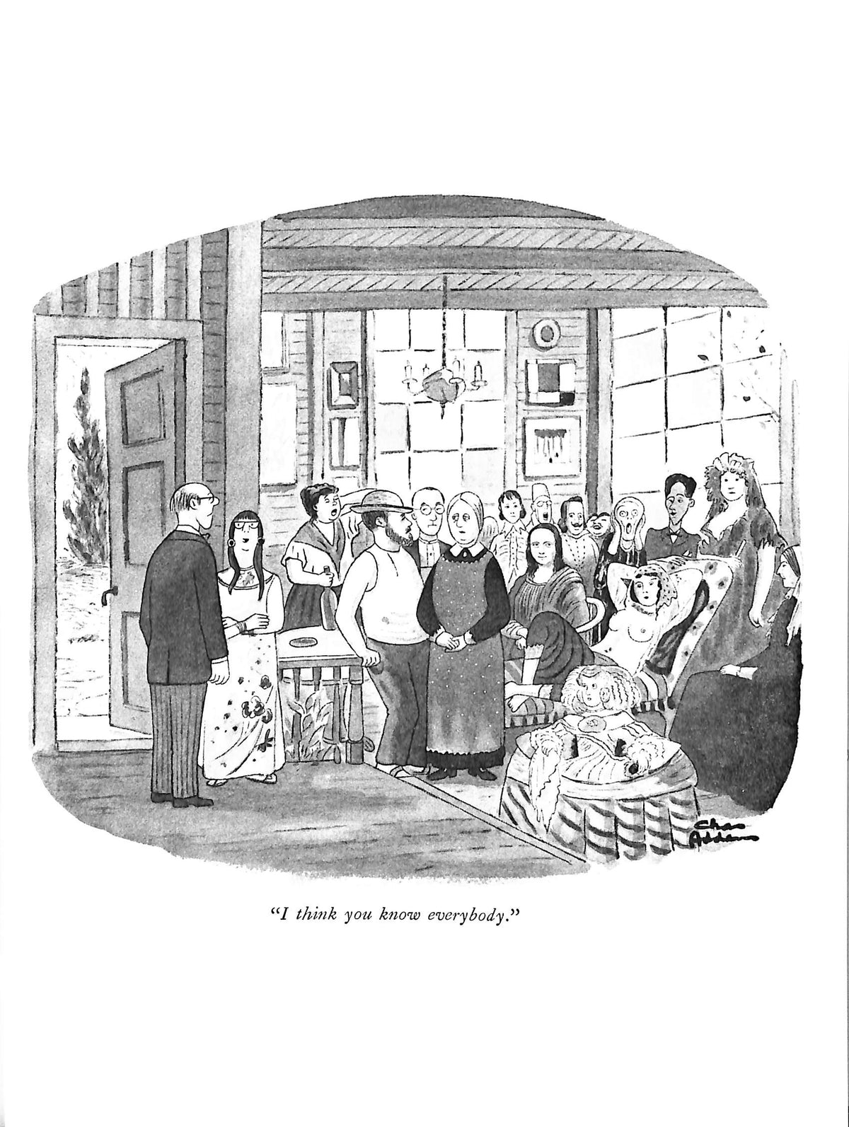 "Creature Comforts" 1981 ADDAMS, Charles