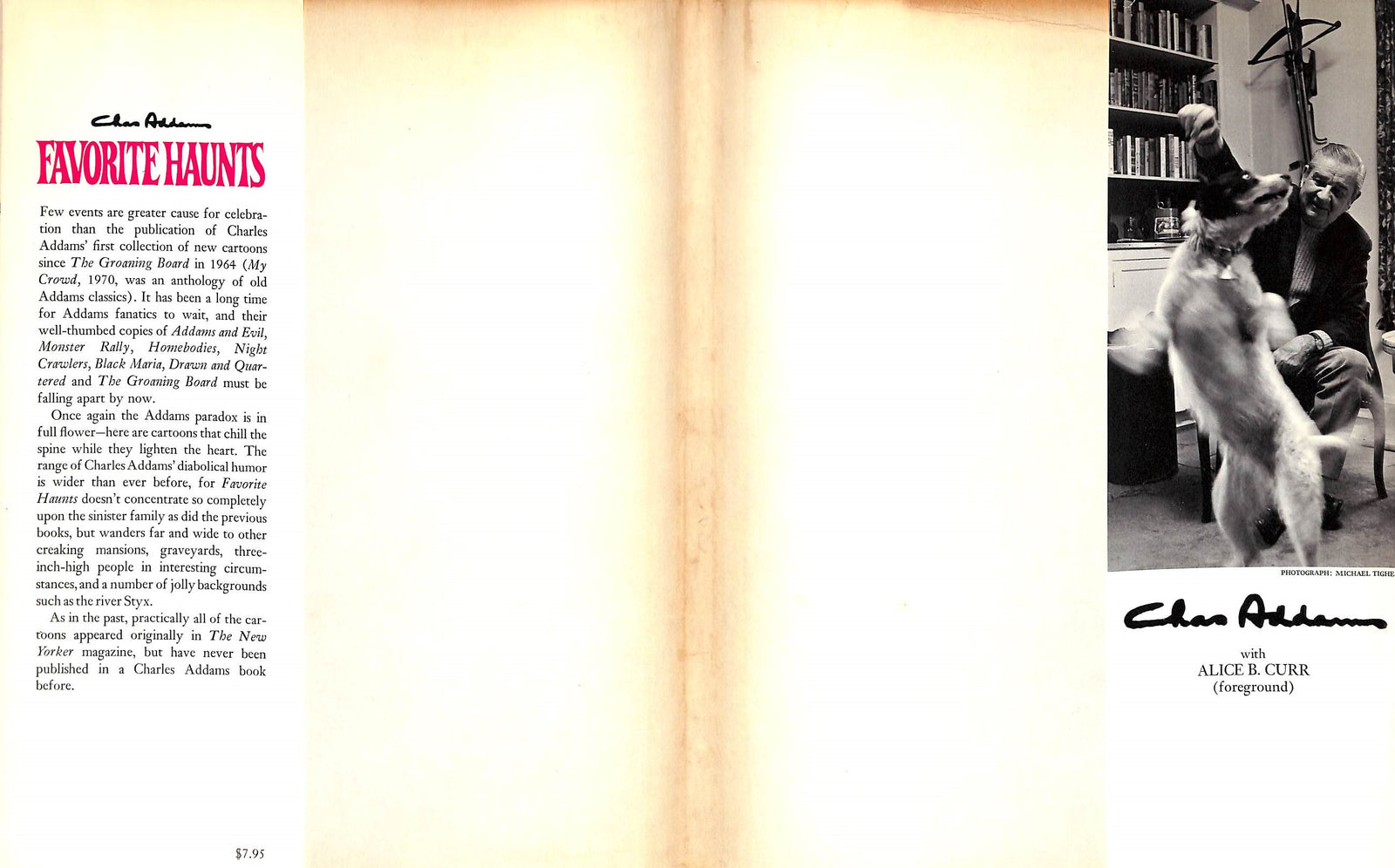 "Favorite Haunts" 1976 ADDAMS, Charles (INSCRIBED)
