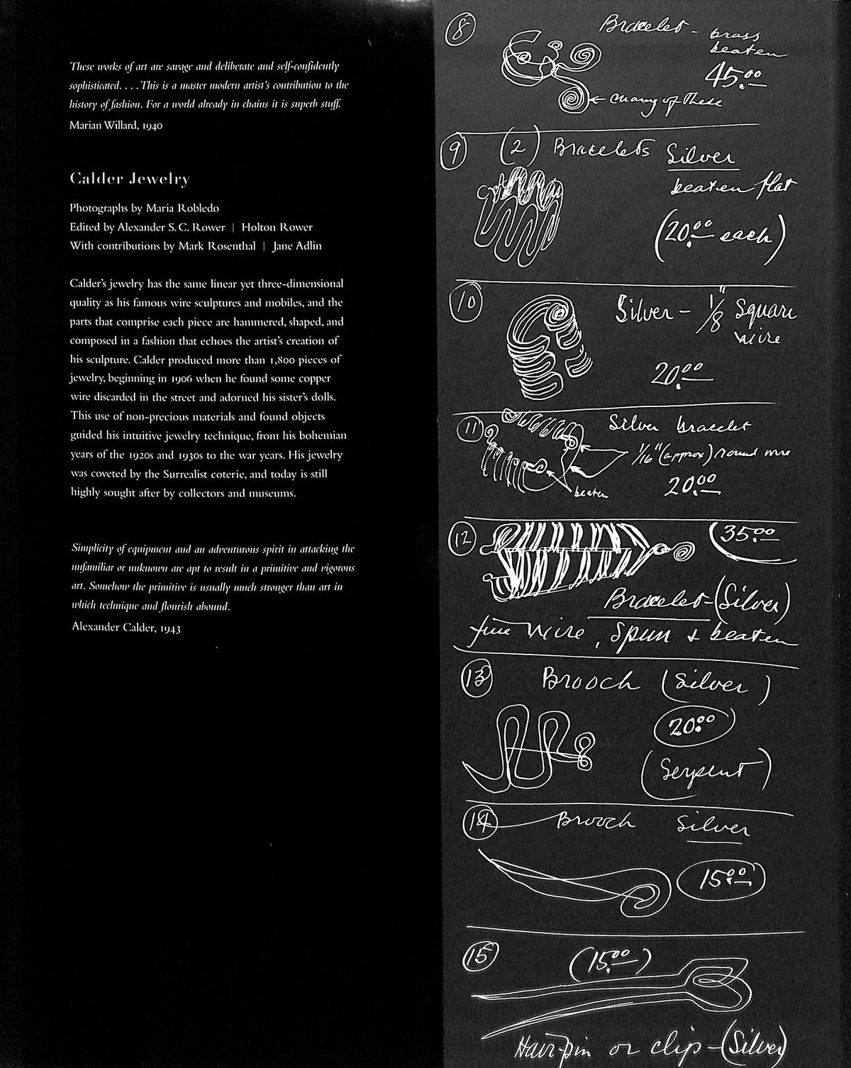 "Calder Jewelry" 2007 ROWER, Alexander S.C.